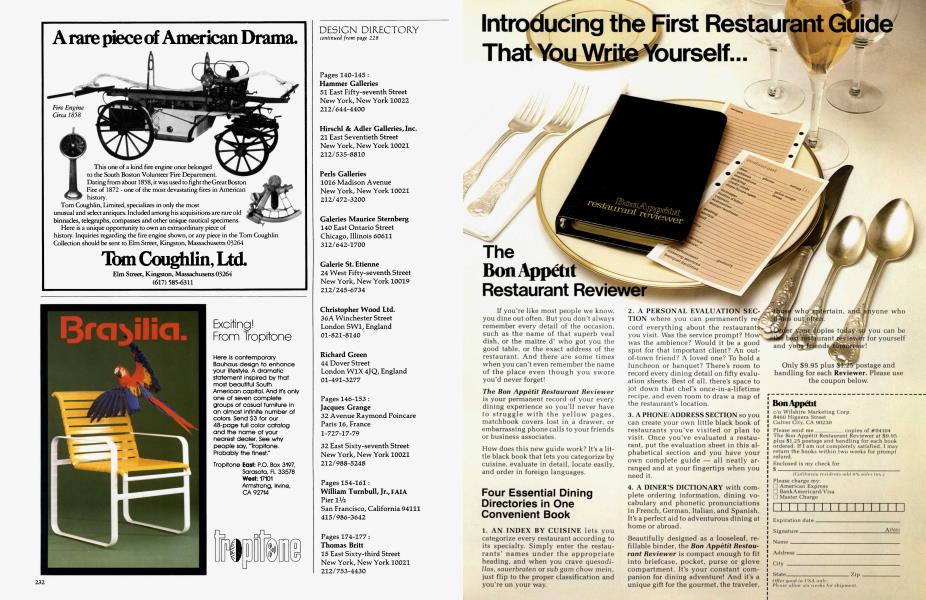 tropitone | Architectural Digest | NOVEMBER 1978