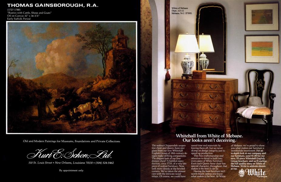 White of Mebane | Architectural Digest | NOVEMBER 1978