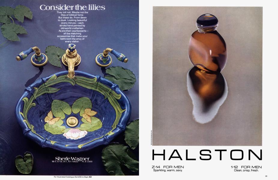HALSTON | Architectural Digest | DECEMBER 1978