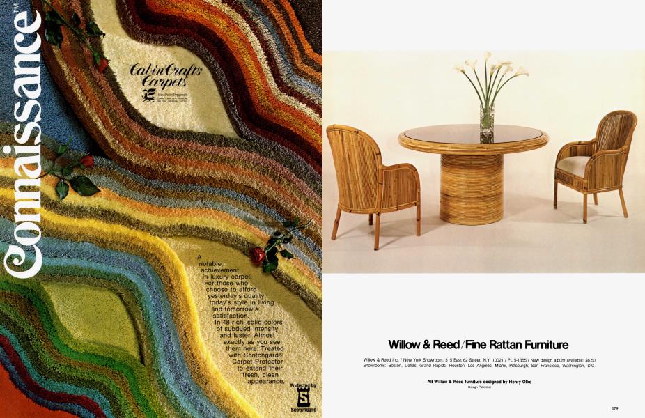 Willow & Reed/Fine Rattan Furnture | Architectural Digest | APRIL 1979