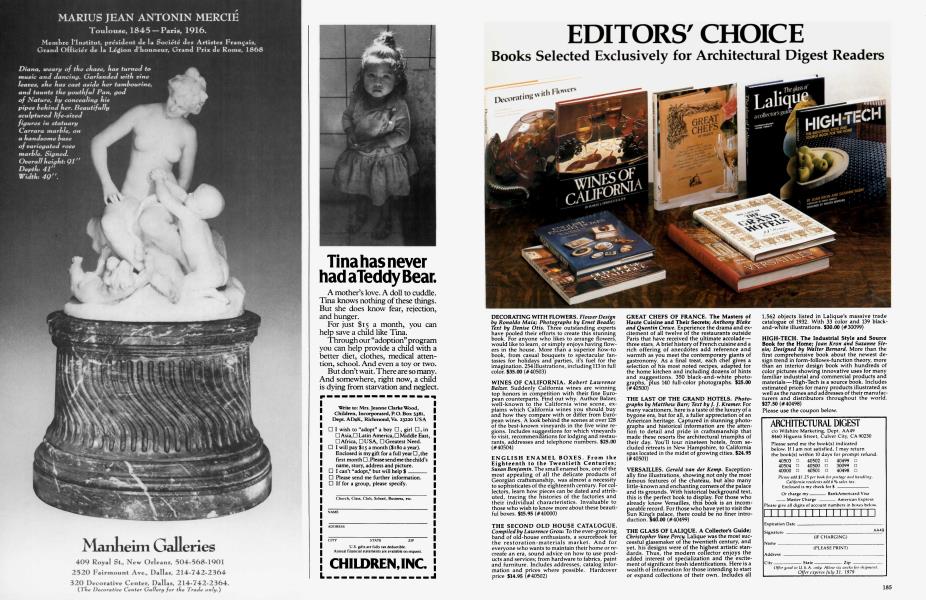 Manheim Galleries | Architectural Digest | APRIL 1979