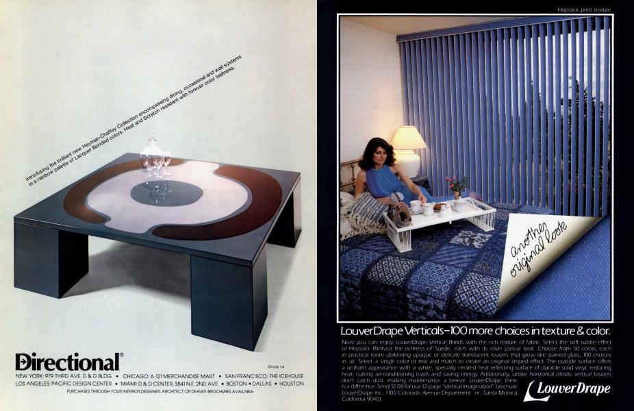 Louver Drape | Architectural Digest | MAY 1979