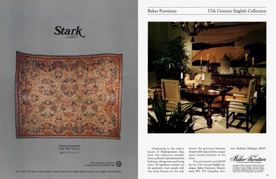 Baker Furniture | Architectural Digest | MAY 1979