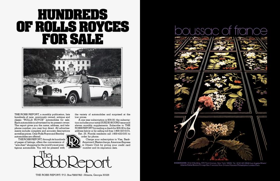 The Robb Report | Architectural Digest | JUNE 1979
