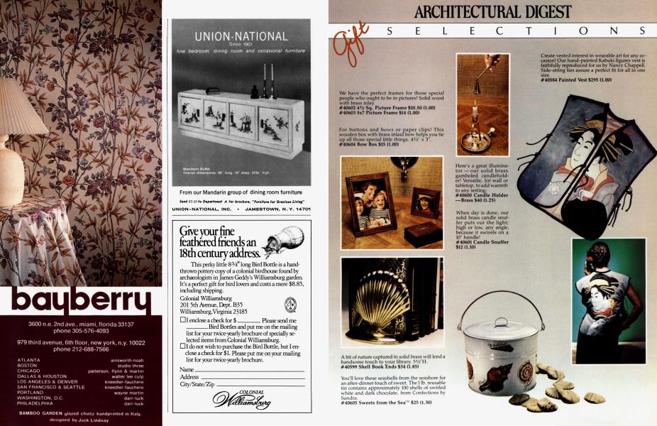 Bayberry | Architectural Digest | SEPTEMBER 1979