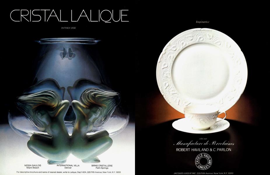 Cristal Lalique | Architectural Digest | SEPTEMBER 1979