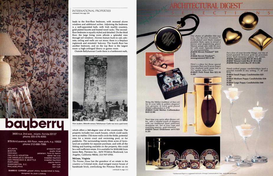 bayberry | Architectural Digest | OCTOBER 1979