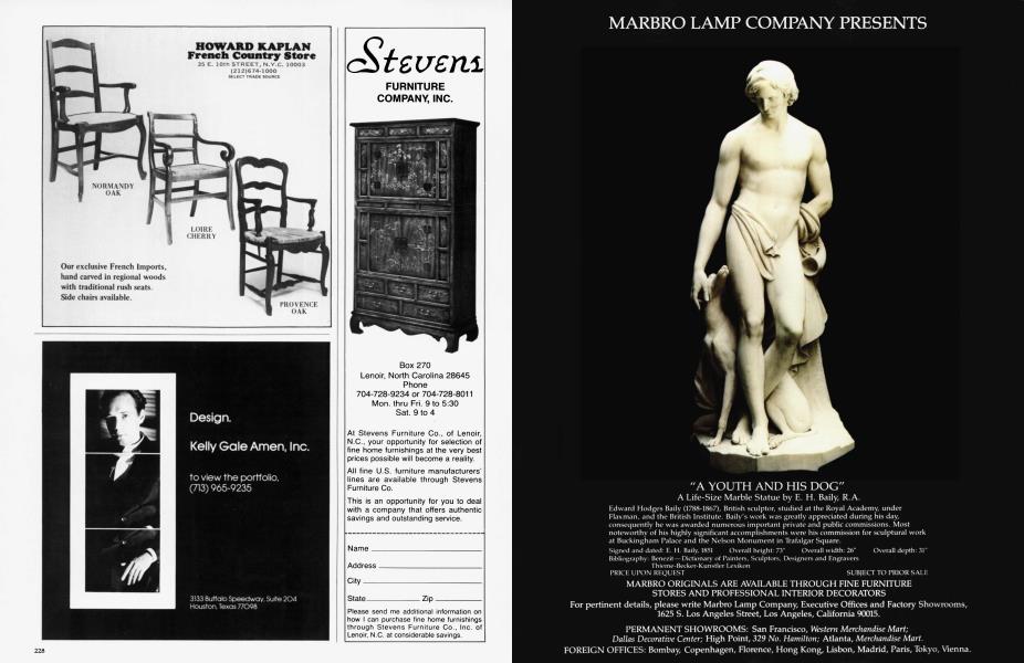 HOWARD KAPLAN French Country Store | Architectural Digest | OCTOBER 1979