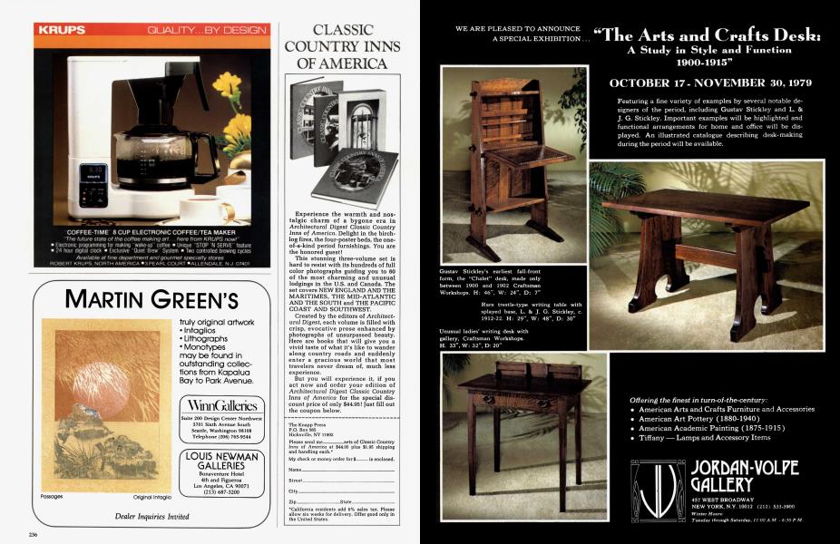 MARTIN GREEN'S | Architectural Digest | OCTOBER 1979