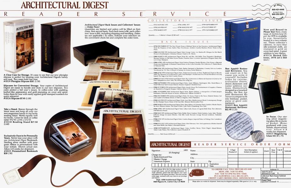 ARCHITECTURAL DIGEST | Architectural Digest | OCTOBER 1979
