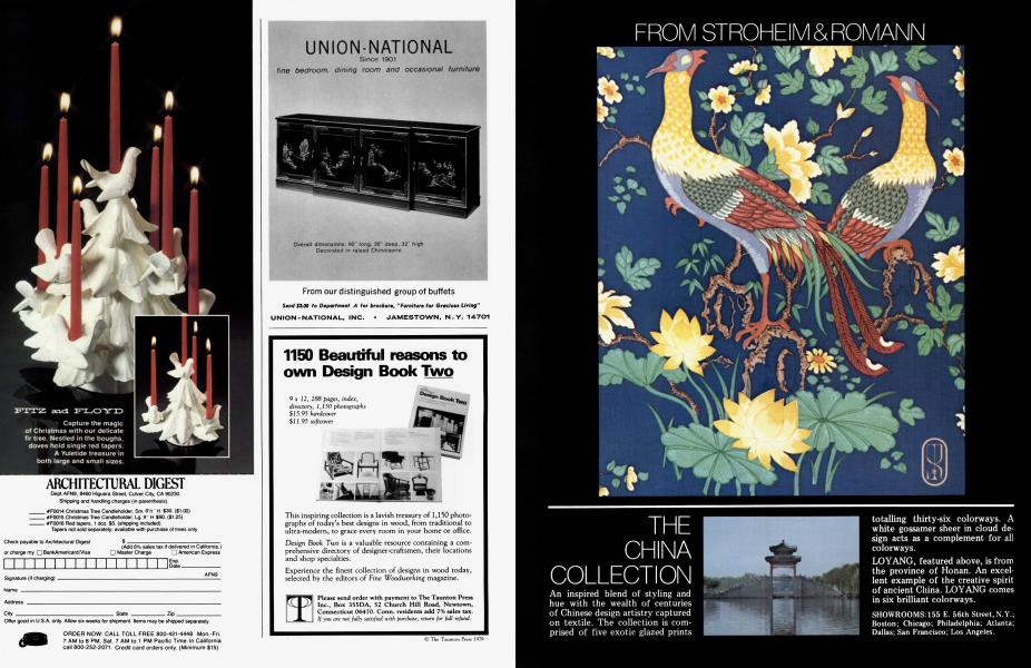 UNION-NATIONAL, INC. | Architectural Digest | NOVEMBER 1979