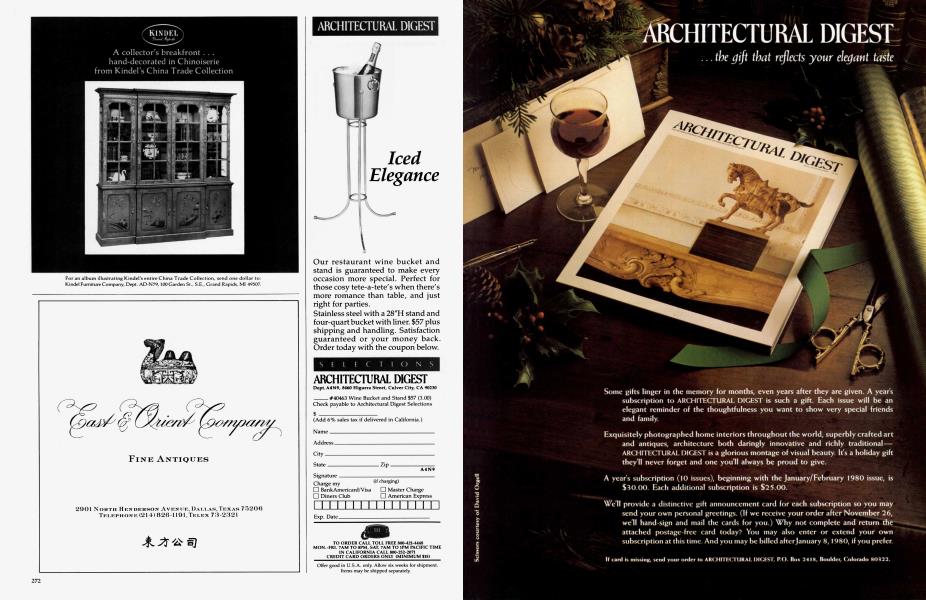 ARCHITECTURAL DIGEST | Architectural Digest | NOVEMBER 1979