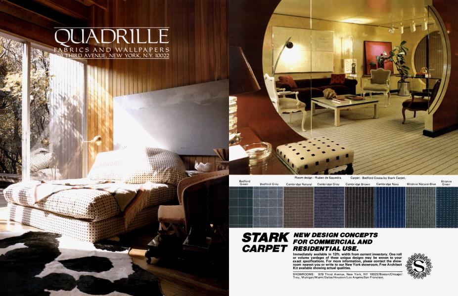 STARK CARPET | Architectural Digest | NOVEMBER 1979