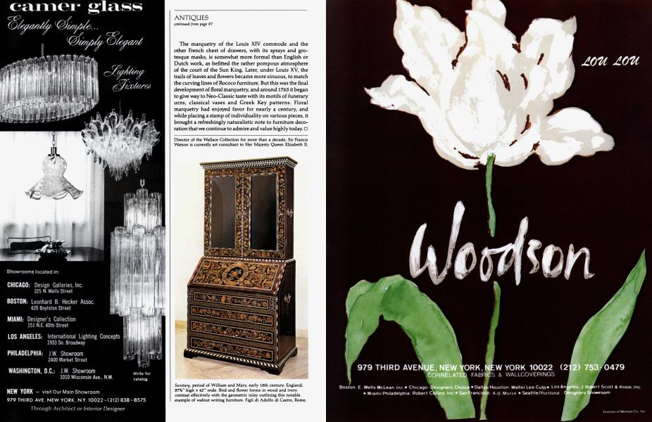 camer glass | Architectural Digest | NOVEMBER 1979