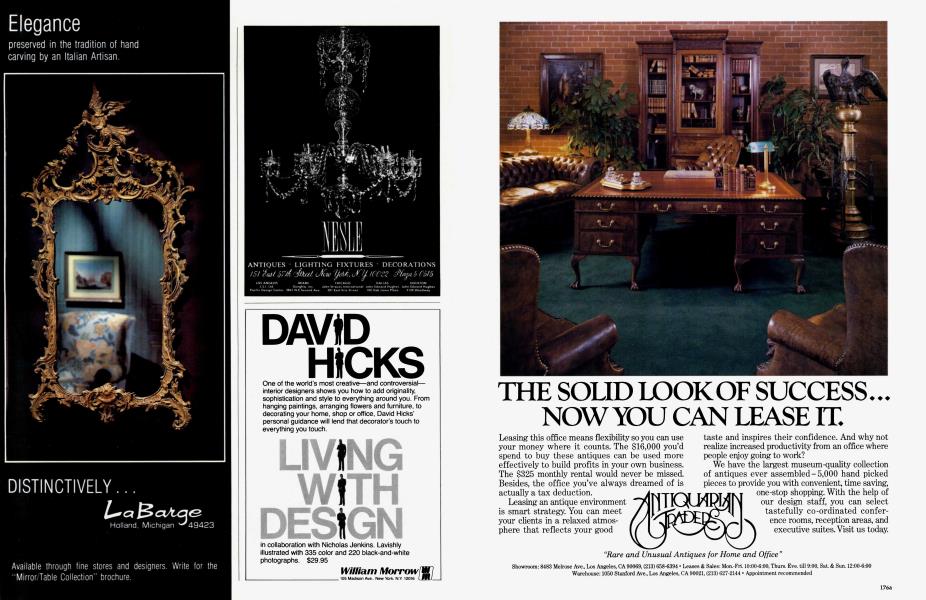 DAVID HICKS | Architectural Digest | DECEMBER 1979
