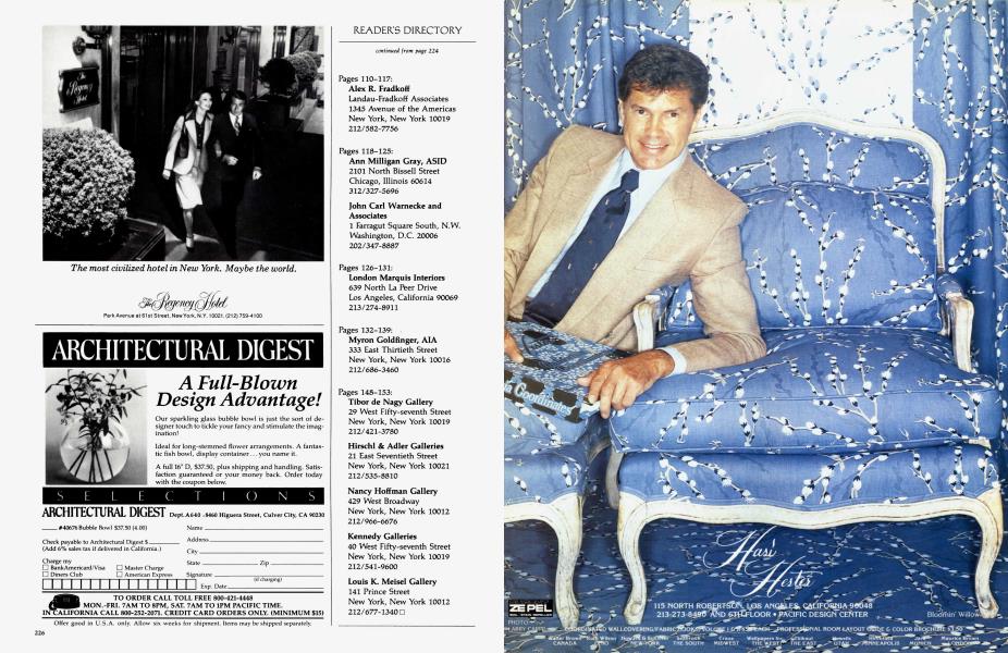 Architectural Digest Selections | Architectural Digest | APRIL 1980