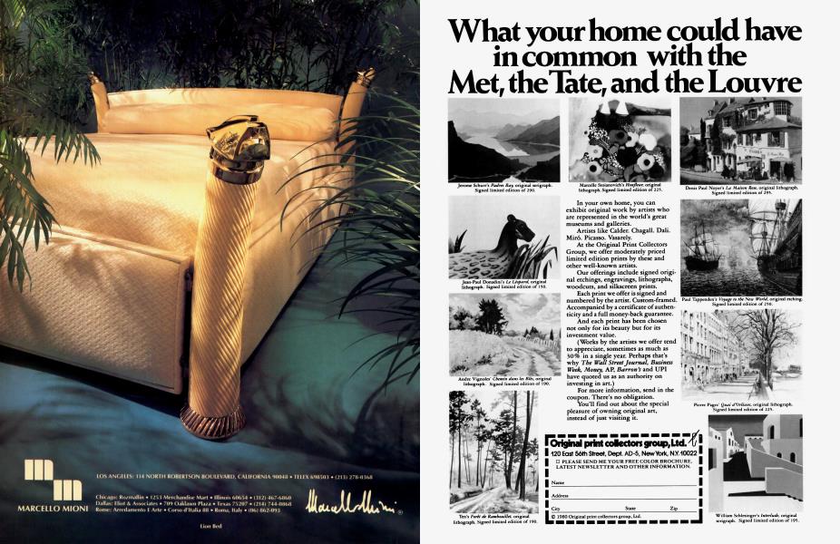 original print collectors group, Ltd | Architectural Digest | APRIL 1980