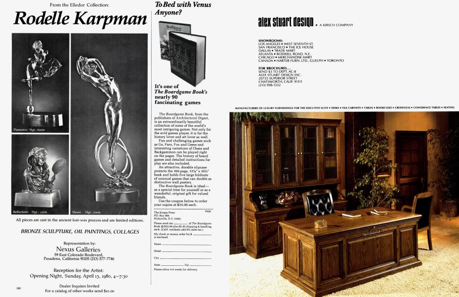 Rodelle Karpman | Architectural Digest | APRIL 1980