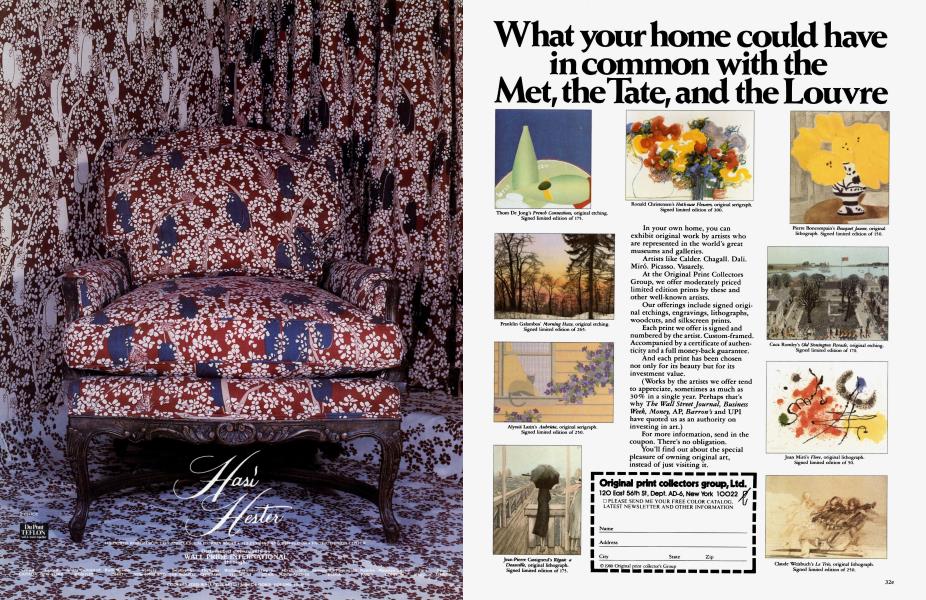 Original print collectors group, Ltd. | Architectural Digest | JUNE 1980