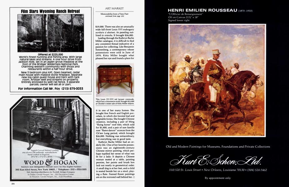 Film Stars Wyoming Ranch | Architectural Digest | SEPTEMBER 1980