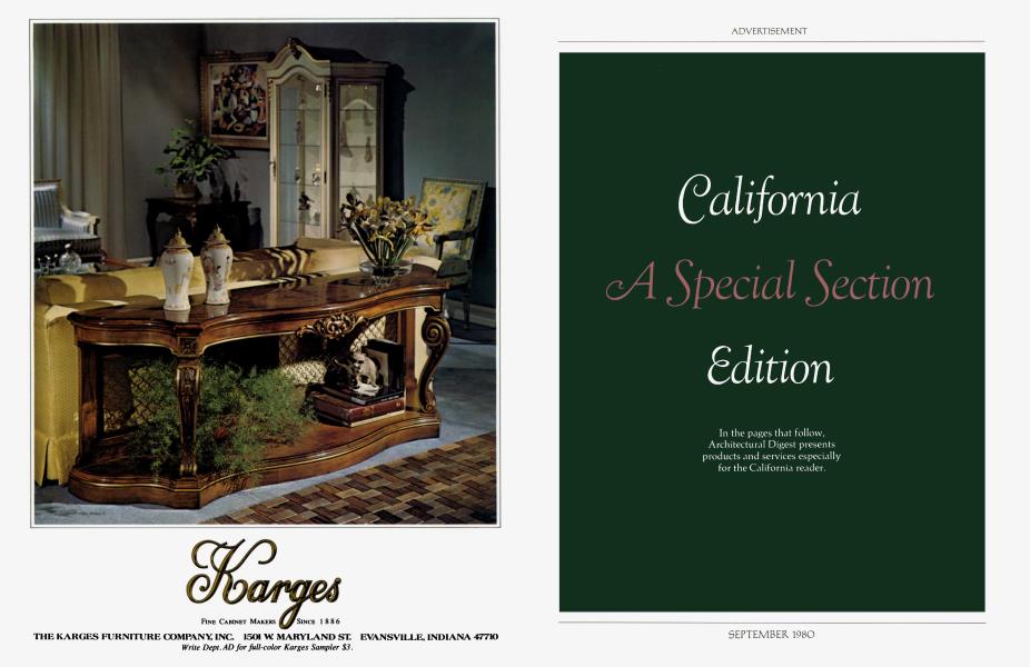 Karges | Architectural Digest | SEPTEMBER 1980