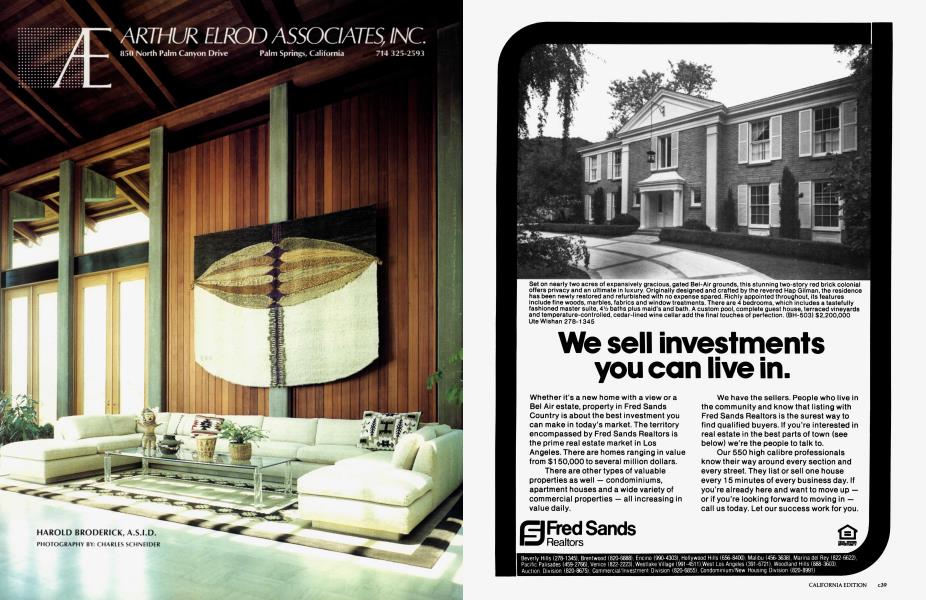 ARTHUR ELROD ASSOCIATES, INC. | Architectural Digest | SEPTEMBER 1980