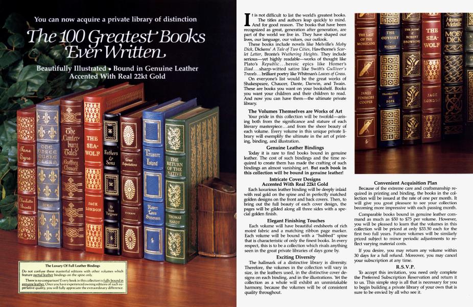 The 100 Greatest Books Ever Written | Architectural Digest | SEPTEMBER 1980