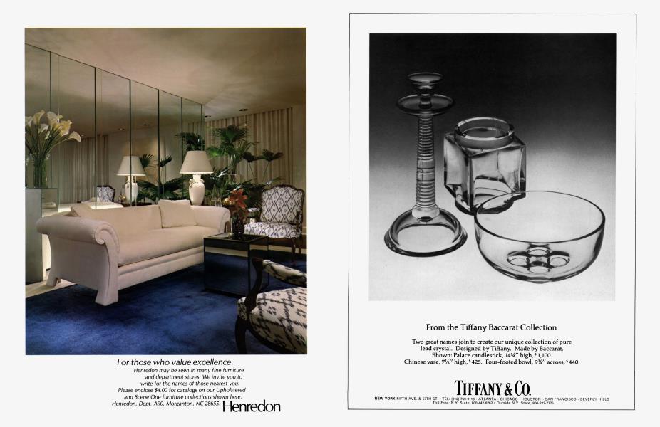 Henredon | Architectural Digest | SEPTEMBER 1980