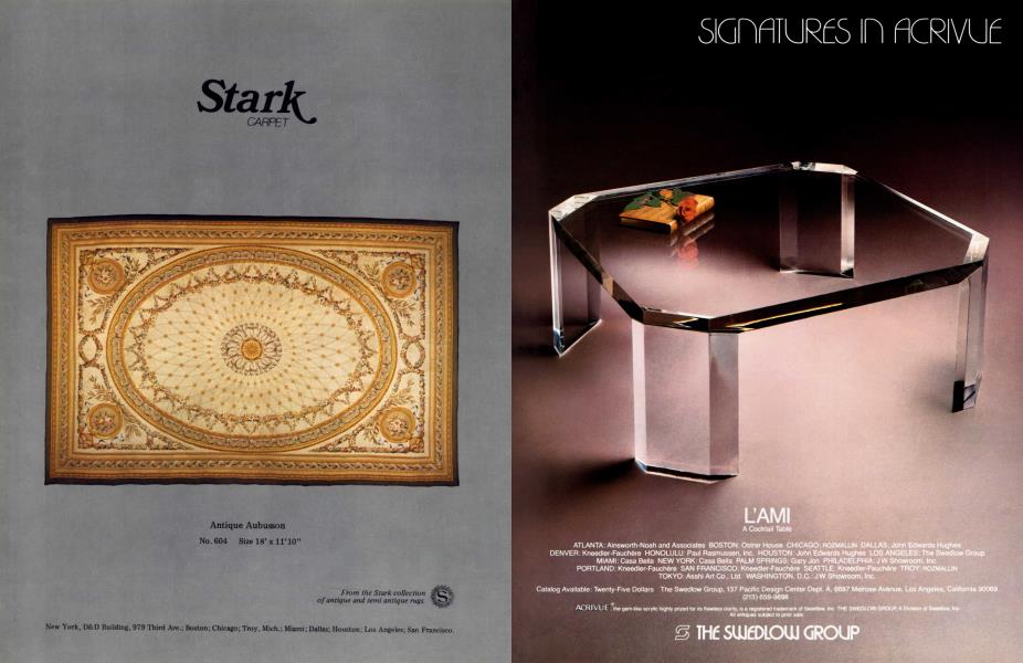 THE SWEDLOW GROUP | Architectural Digest | OCTOBER 1980