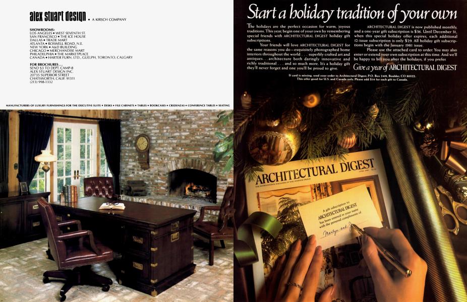 alex Stuart Design | Architectural Digest | OCTOBER 1980