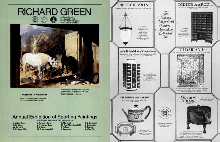 RICHARD GREEN | Architectural Digest | OCTOBER 1980