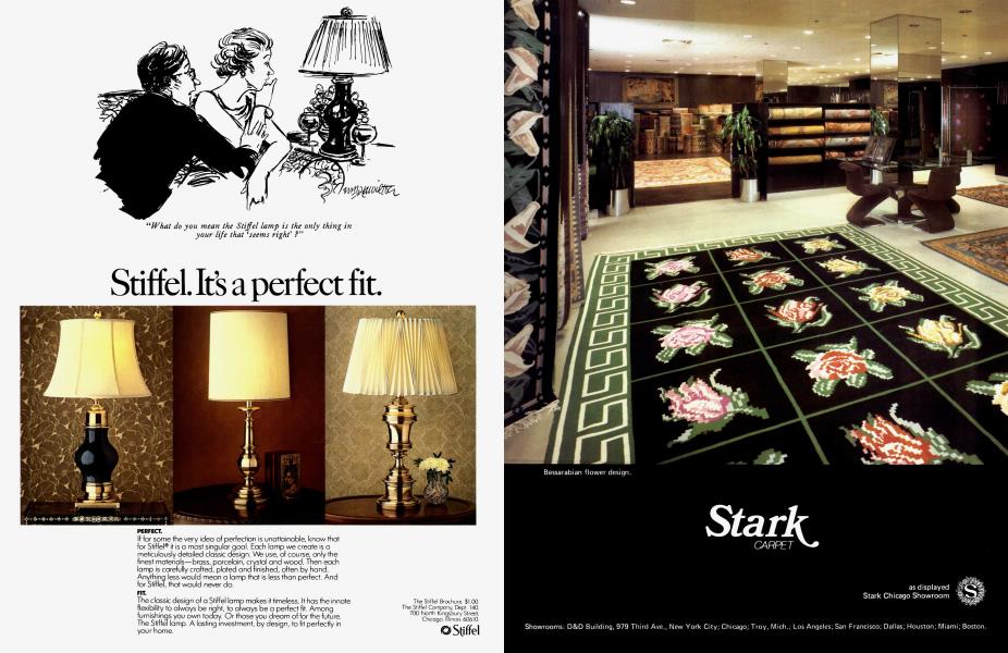 Stark CARPET | Architectural Digest | NOVEMBER 1980