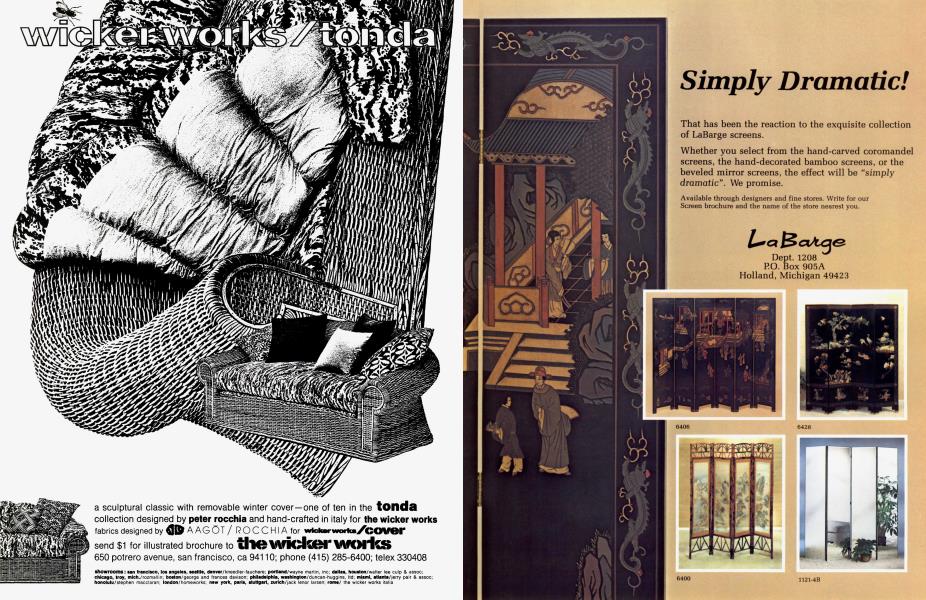 La Barge | Architectural Digest | NOVEMBER 1980