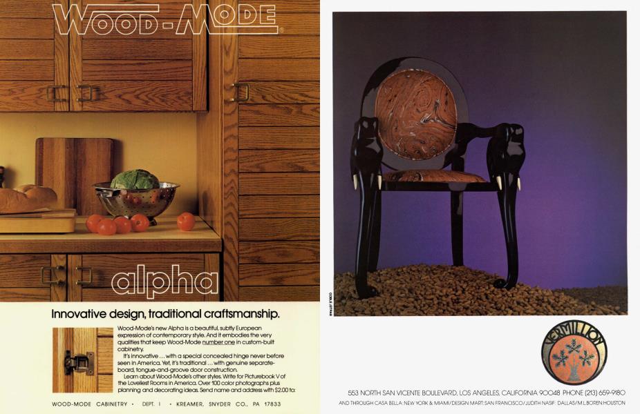 WOOD-MODE® | Architectural Digest | JANUARY 1981