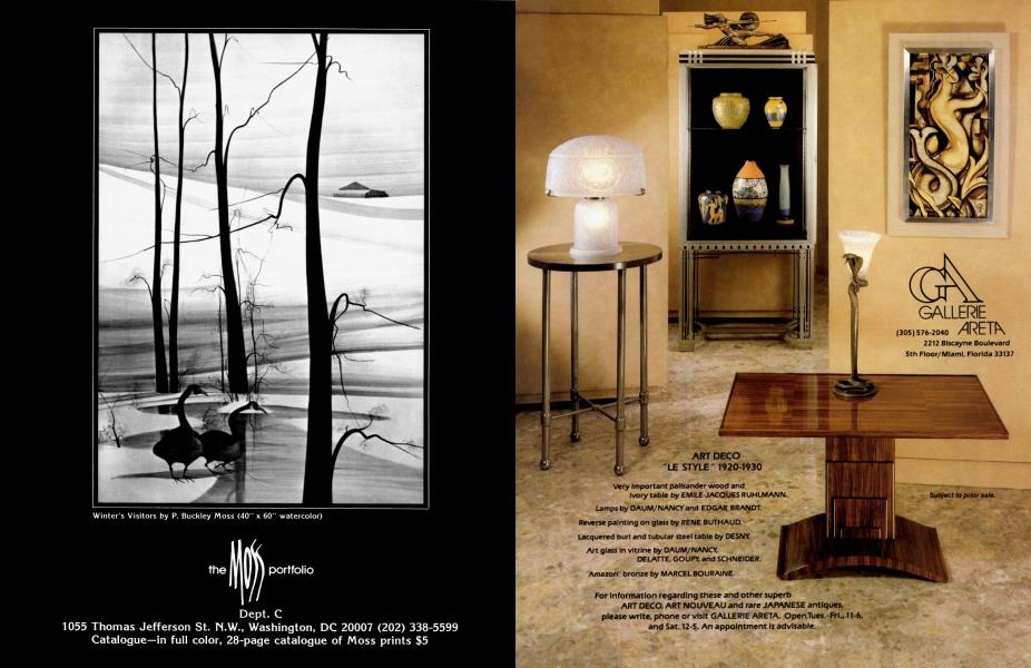 GALLERIE ARETA | Architectural Digest | JANUARY 1981