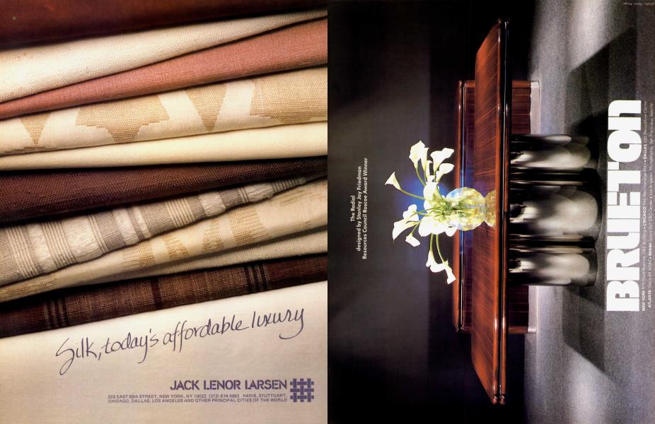 JACK LENOR LARSEN | Architectural Digest | FEBRUARY 1981