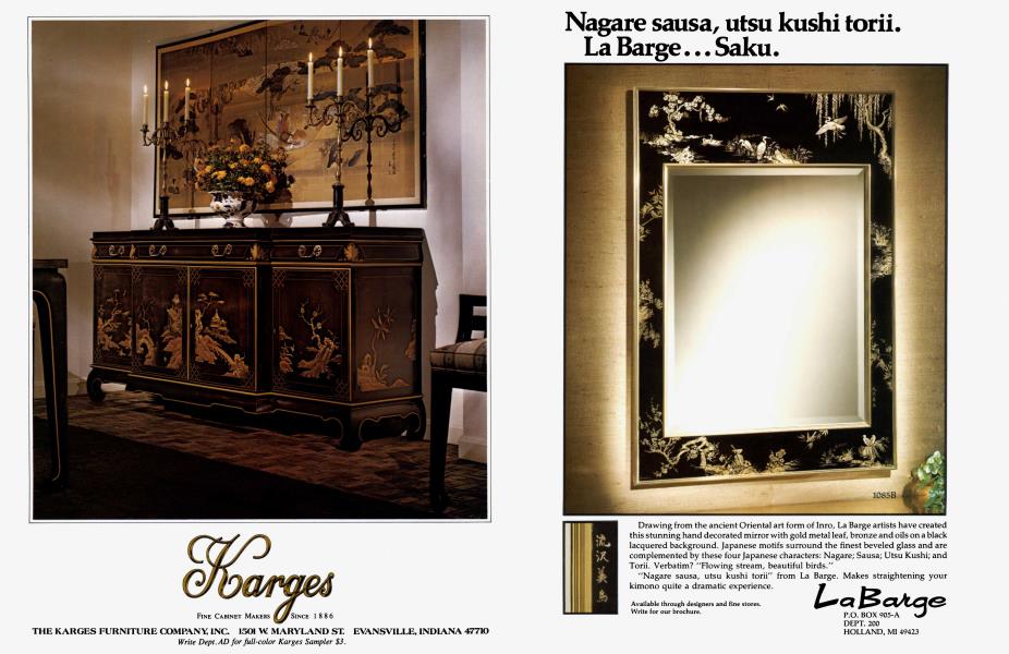La Barge | Architectural Digest | MARCH 1981