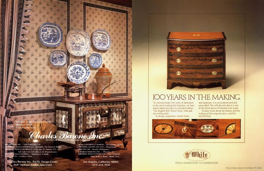 White of Mebane | Architectural Digest | APRIL 1981