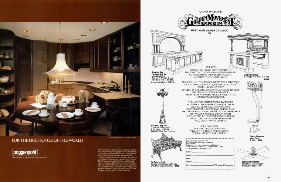 Poggenpohl | Architectural Digest | MAY 1981