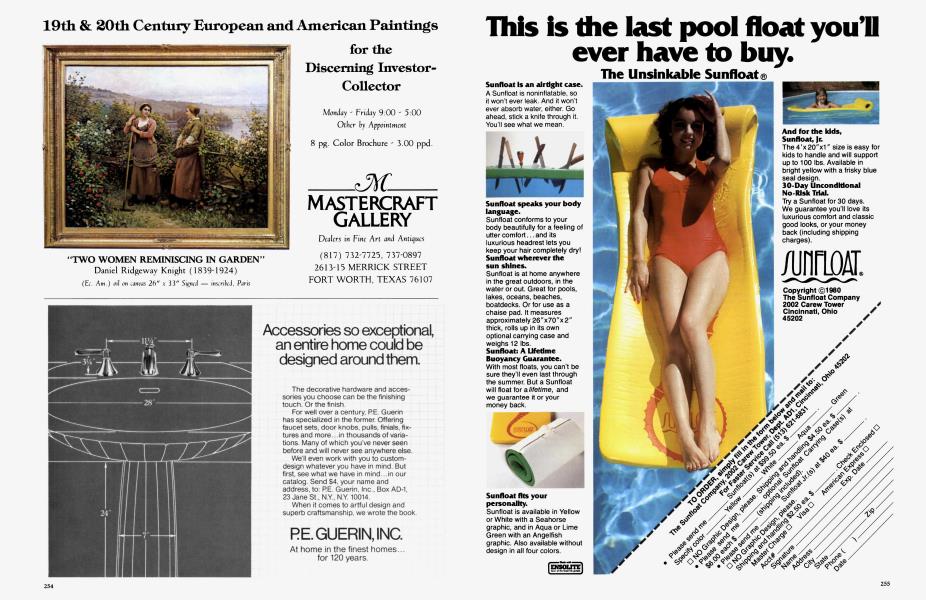 MASTERCRAFT GALLERY | Architectural Digest | MAY 1981