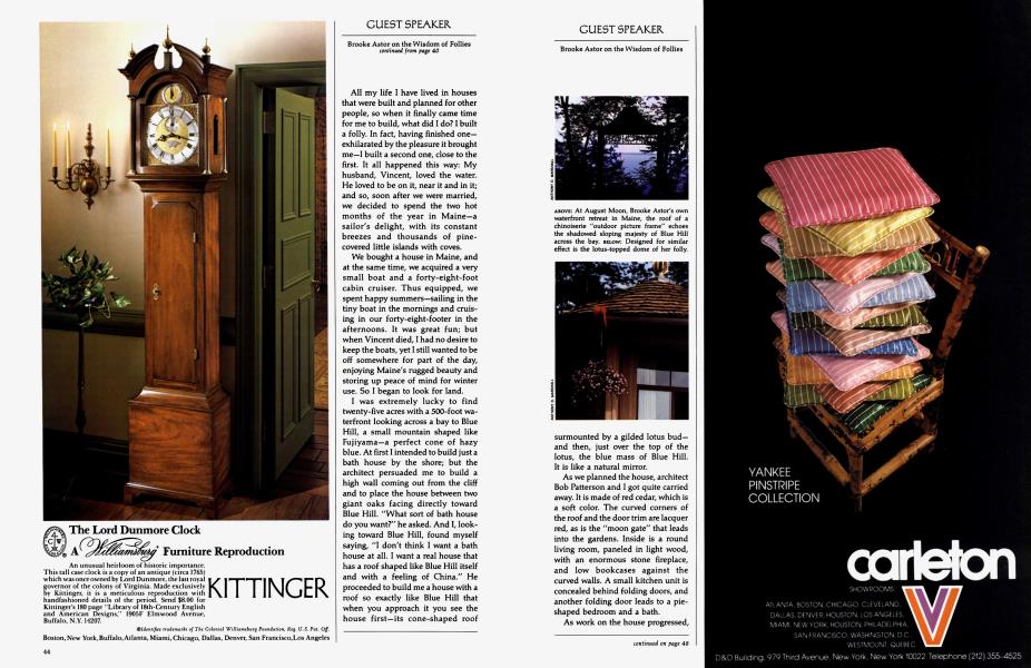 KITTINGER | Architectural Digest | MAY 1981