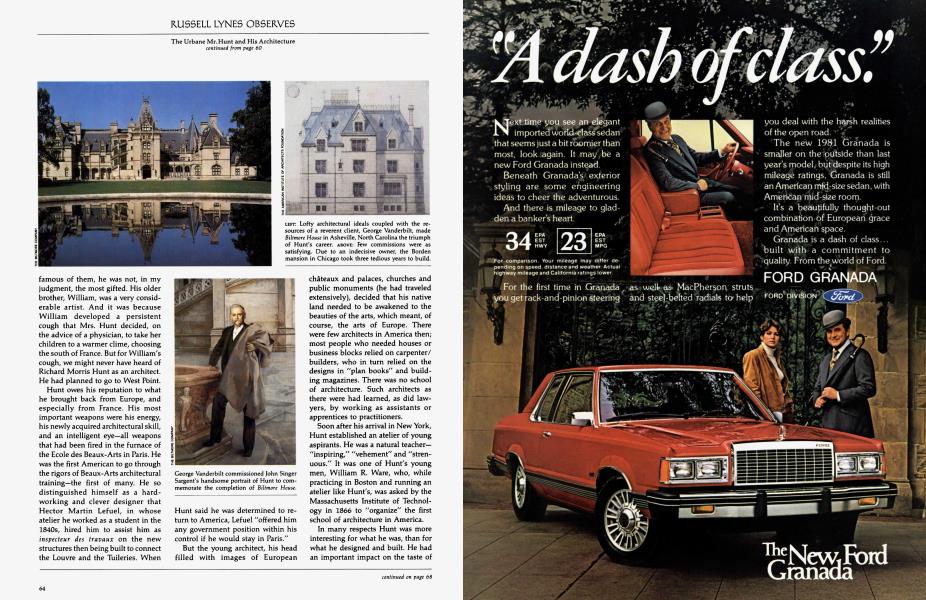 Ford | Architectural Digest | MAY 1981