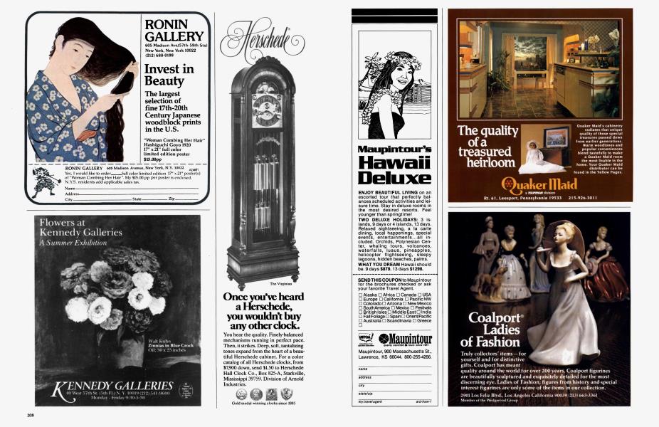 Quaker Maid | Architectural Digest | JUNE 1981