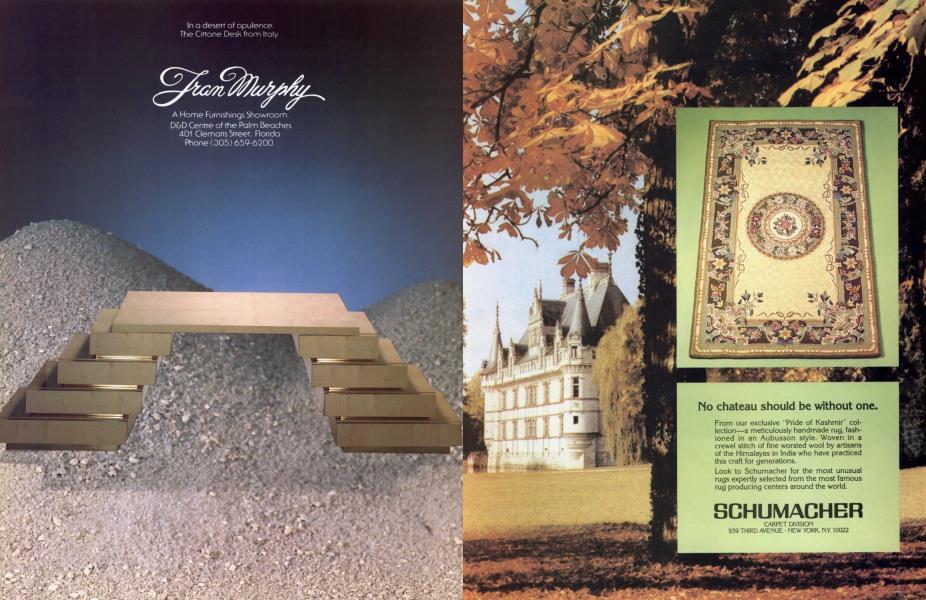 Fran Murphy | Architectural Digest | JUNE 1981