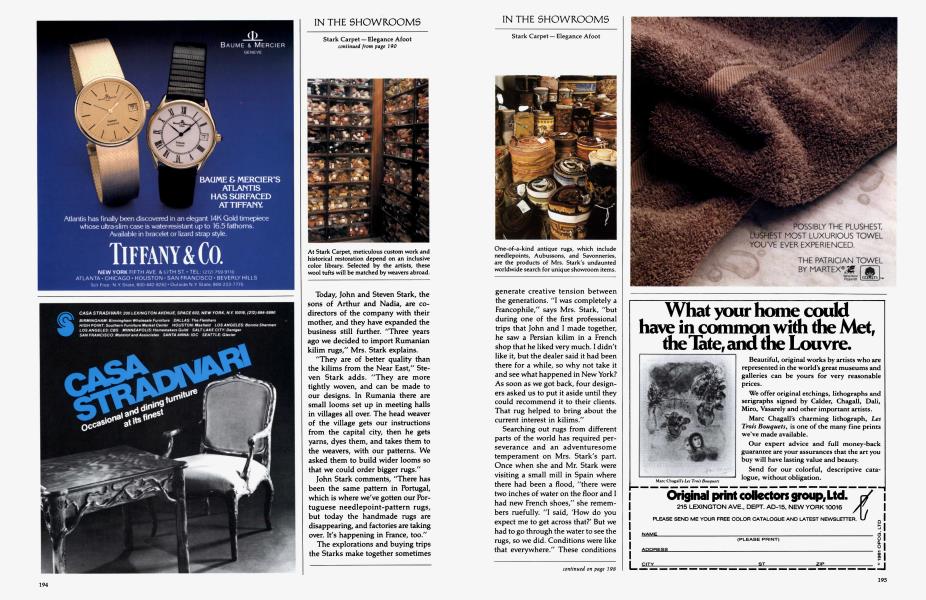 Original print collectors group, Ltd. | Architectural Digest | JUNE 1981
