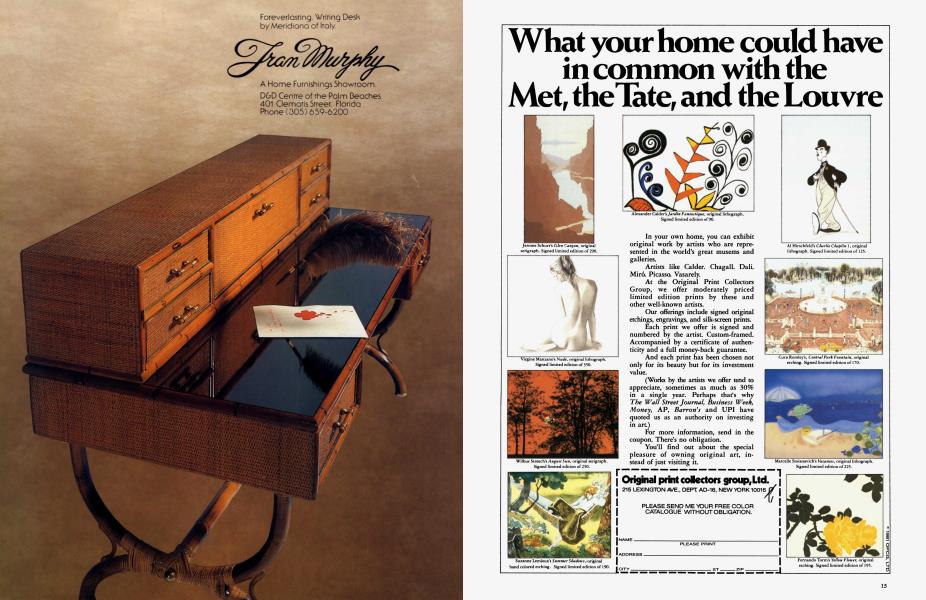 Fran Murphy | Architectural Digest | JULY 1981