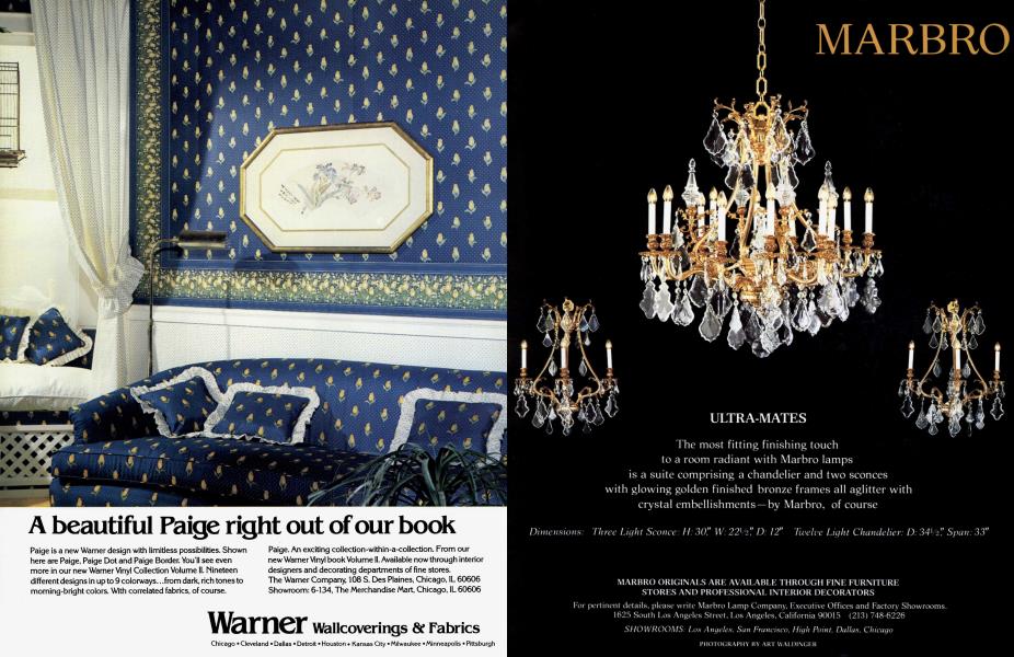 Warner Wallcoverings & Fabrics | Architectural Digest | JULY 1981