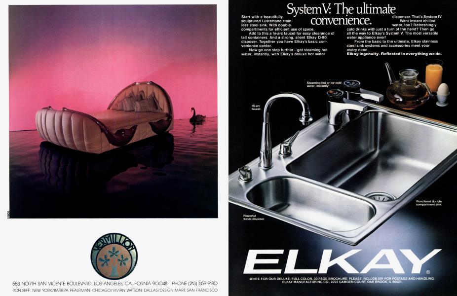 ELKAY® | Architectural Digest | AUGUST 1981