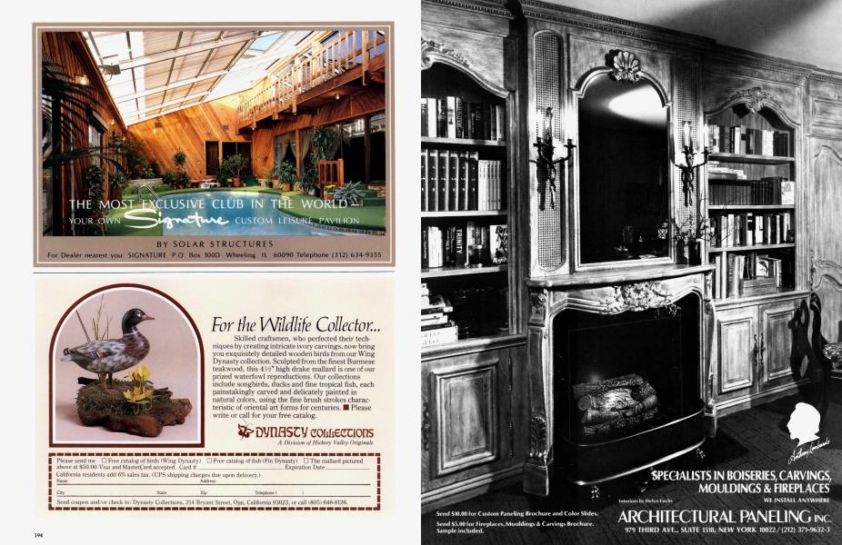 Signature | Architectural Digest | SEPTEMBER 1981