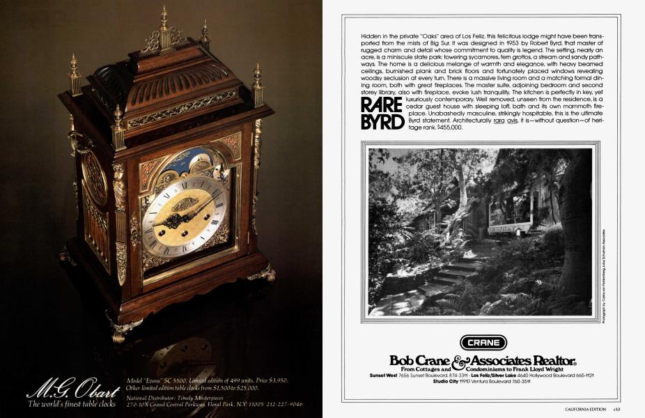 M.G. Obart | Architectural Digest | SEPTEMBER 1981